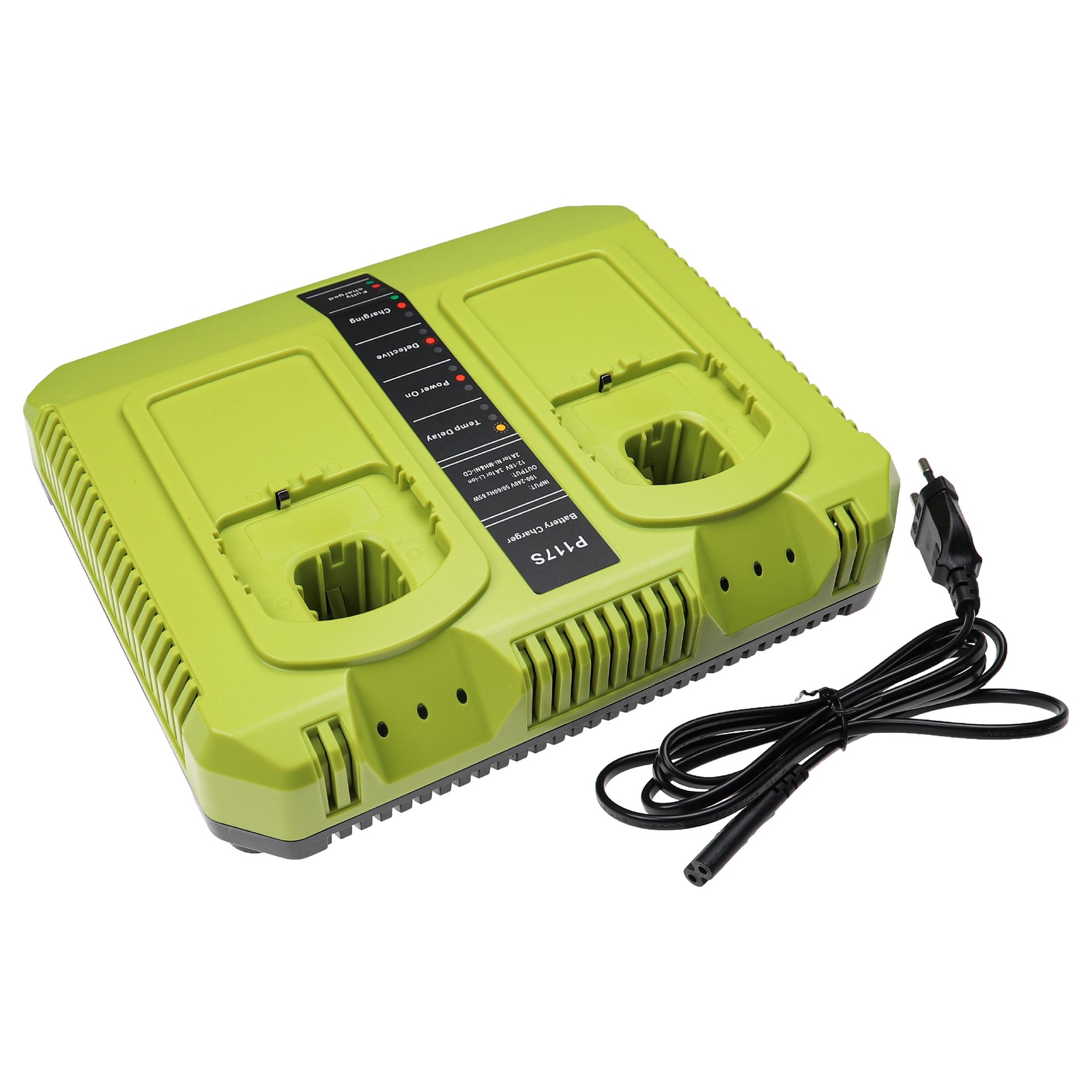 Chargeur double pour Ryobi P206 P204 P203 P201 OWD-1801M P200 P2002 ...