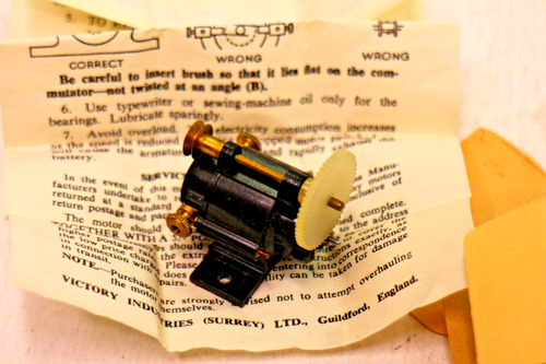 Mighty Midget Electric Motor Model RC Toy Victory Industries WORKS in ...