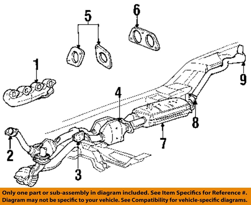 1999 Ford Explorer Exhaust System Amazon.com: A Premium Catalytic
