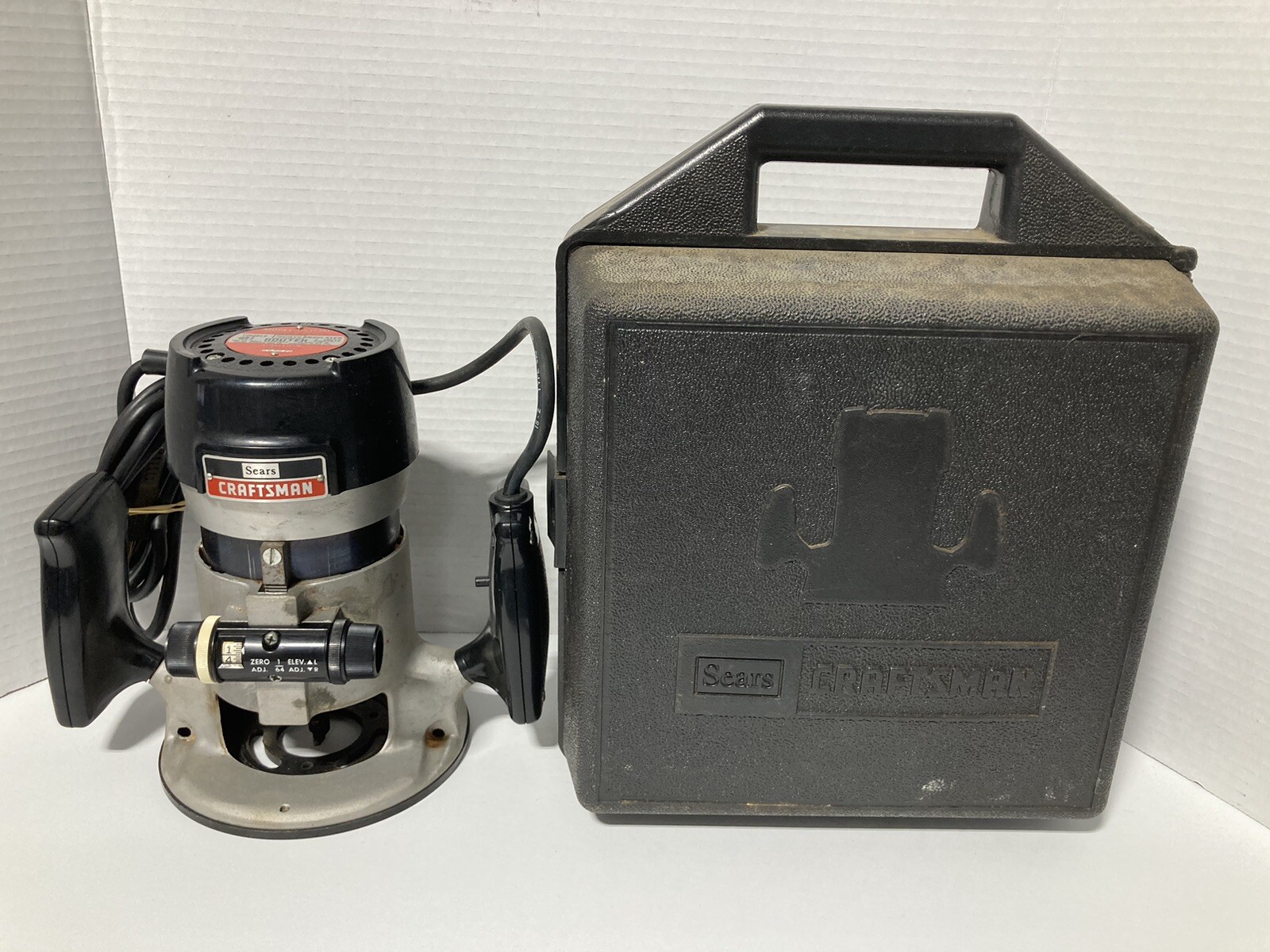 Craftsman #315.17381 25,000 RPM 6.5A 1/4" Router Vintage & Case Tested ...