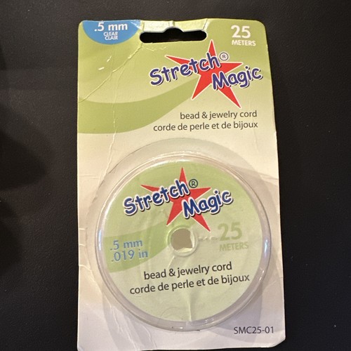 Stretch Magic Beading Cord - 0.7mm - Clear - 25m | eBay