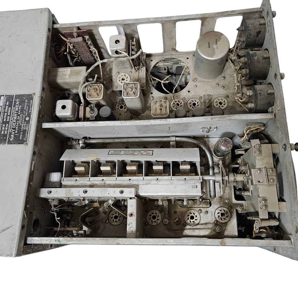 Vintage Navy Department Bureau of Ships Radio Receiver Equipment RBC-2 ...