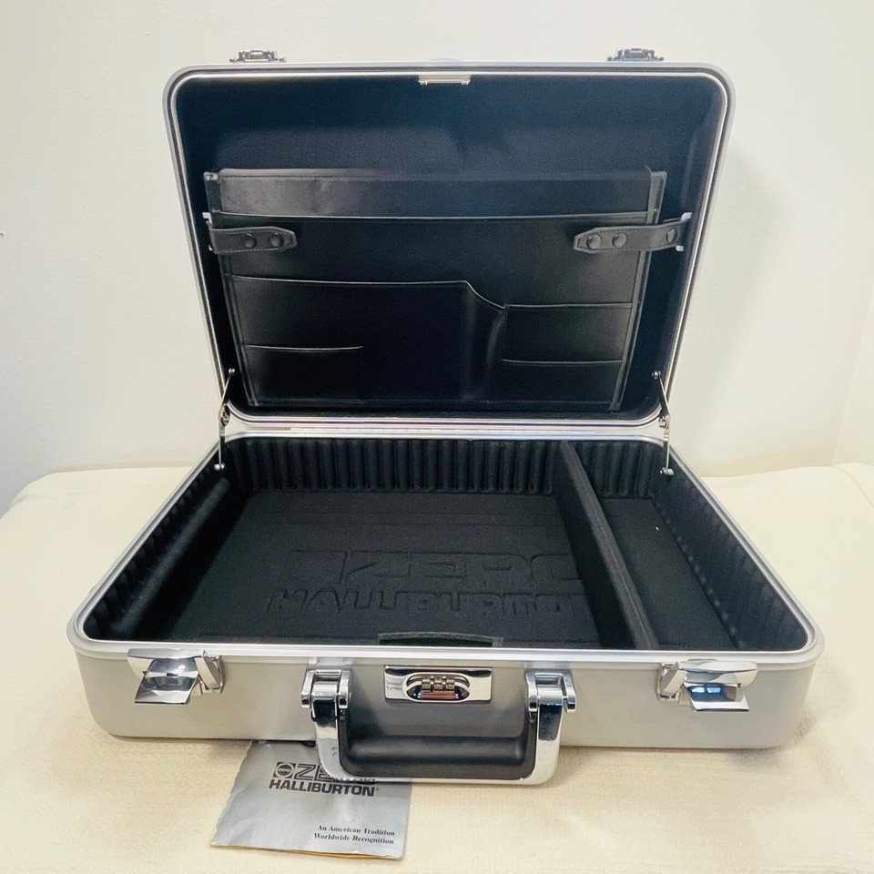 Zero Halliburton LT-SI Aluminum Laptop Case w/Removable portfolio case ...