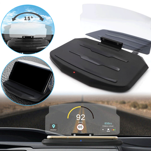 Car GPS Navigation Head Up HUD Display Holder Mobile Phone Wireless ...