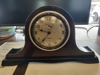 Antique rear wind mini Gilbert mantle clock | eBay