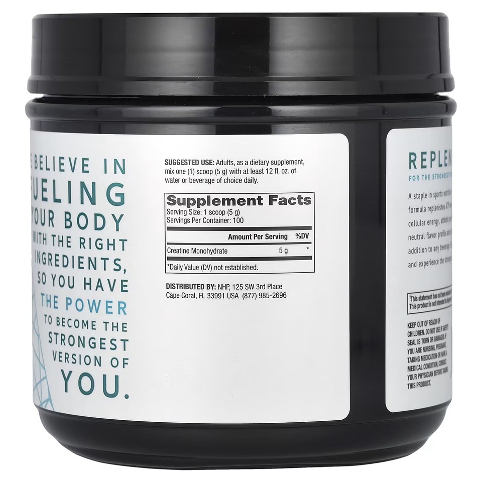 2 X Dr. Mercola, Pure Power, Creatine Monohydrate, Unflavored, 17.6 oz ...