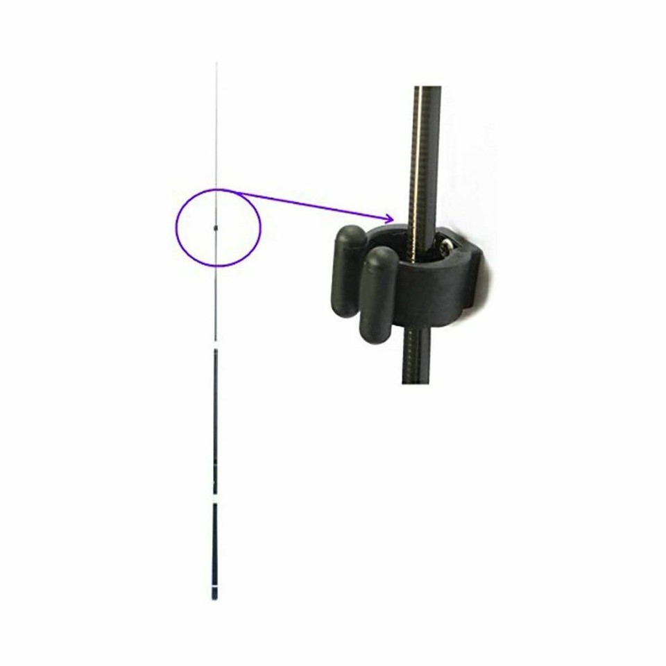 20-Pack Wall Mounted Fishing Rod Storage Clips Clamps Holder Rack ...