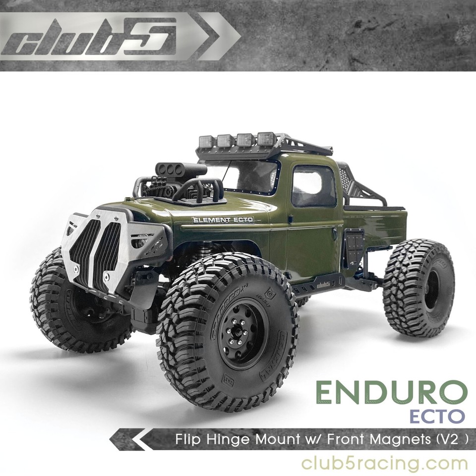 Tilting Body Mount w/ Front Magnets (V2 ) for Enduro Ecto Trail Truck ...