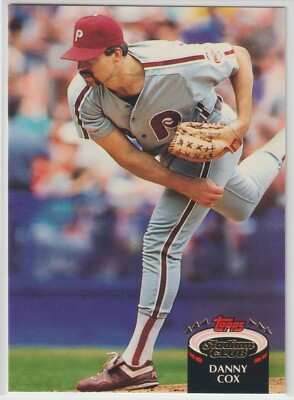 1992 Topps Stadium Club - DANNY COX - #351 - Philadelphia Phillies | eBay