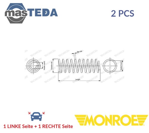 SP3768 COIL SPRING SUSPENSION SPRING REAR MONROE 2PCS NEW OE QUALITY | eBay