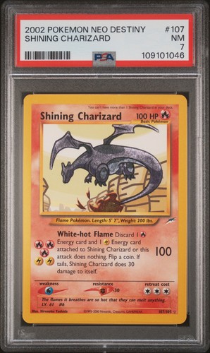 2002 POKEMON NEO DESTINY #107 SHINING CHARIZARD PSA 7 | eBay
