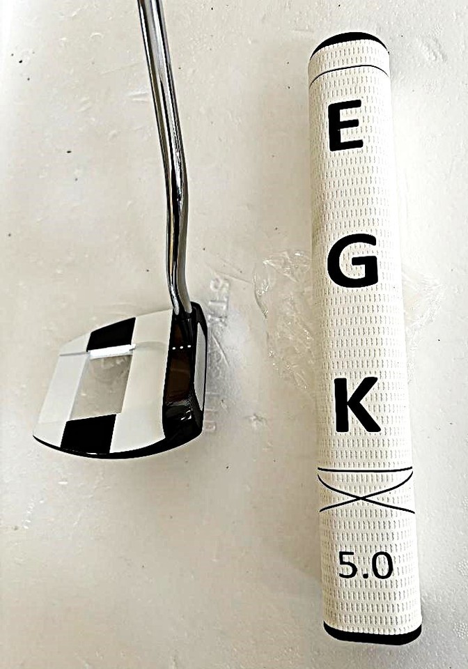 EGK STRIPES FACE BALANCED PUTTER, SQUARE HEAD, EGK GRIP, PURE-TRACK SS ...