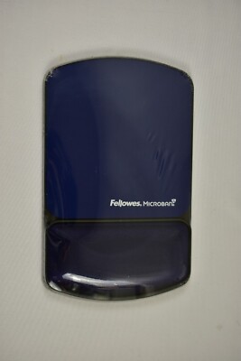 Fellowes Wrist Support with Microban Protection Graphite/Blue CRC91754 ...