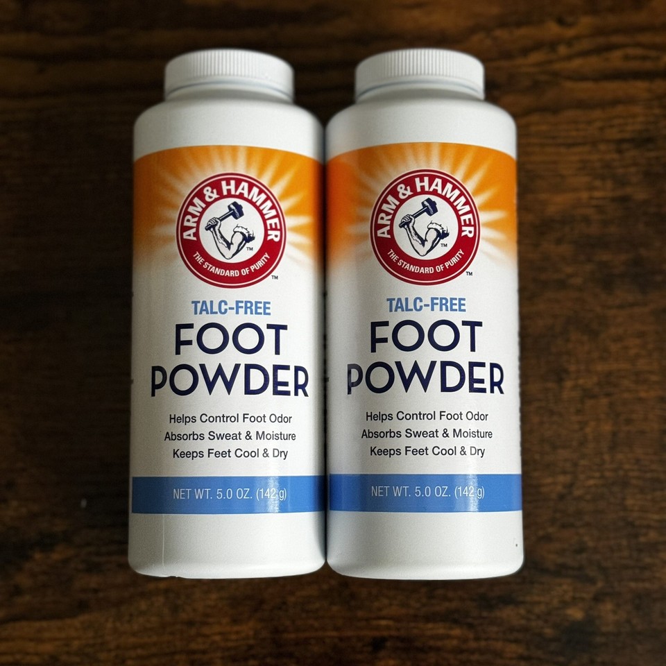 Arm & Hammer 2 Talc-Free Foot Powders 5.0oz Each | eBay