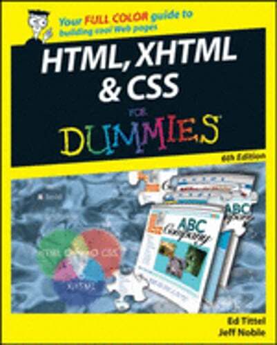 HTML, XHTML & CSS for Dummies by Ed Tittel: Used 9780470238479| eBay