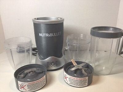NutriBullet NB-101S Magic Bullet Mixer w/Accessories, Works Great | eBay