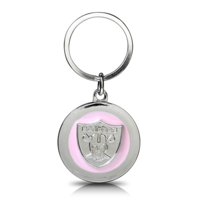 NFL Oakland Raiders Pink Chrome Key Chain | eBay