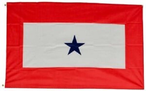 3x5 SERVICE STAR ONE STAR FLAG | eBay