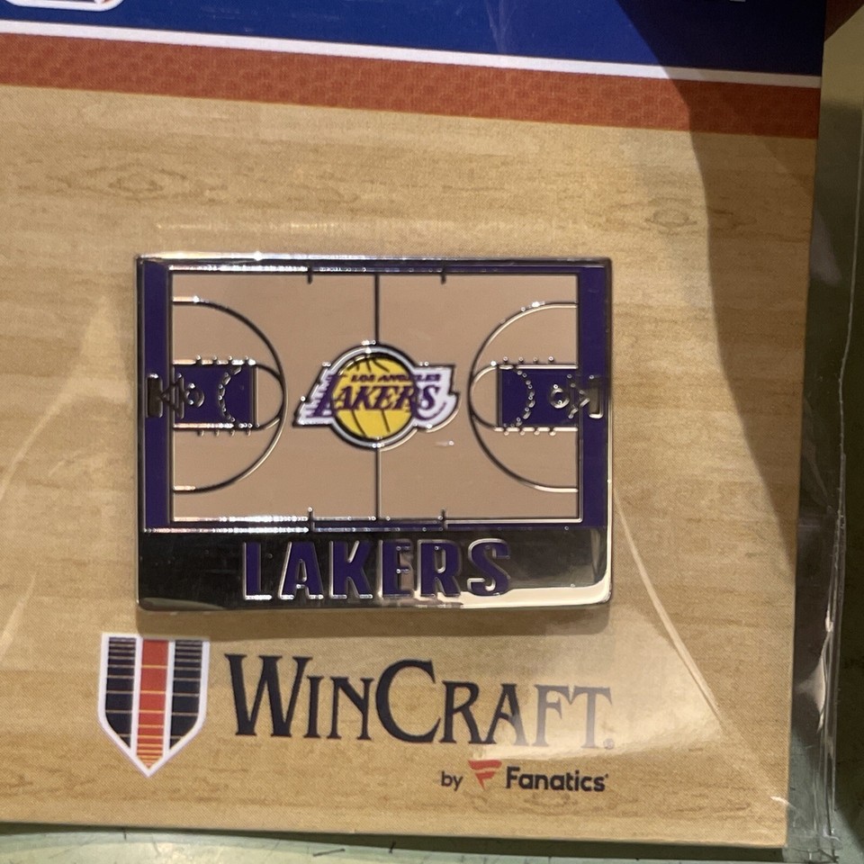 Los Angeles Lakers HOME COURT Pin NBA | eBay