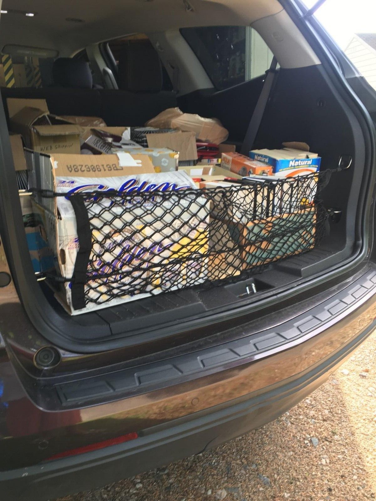 Envelope Style Trunk Cargo Net Organizer for CHEVY TRAVERSE 2009-2017 ...