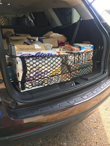 Envelope Style Trunk Cargo Net Organizer for CHEVY TRAVERSE 2009-2017 ...