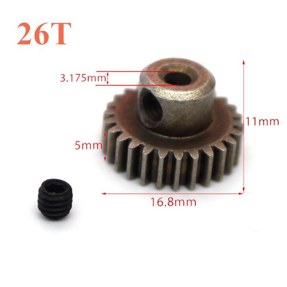 Durable Metal Spur Differential Gear 64T Motor Pinion Cogs For HSP 1/10 ...