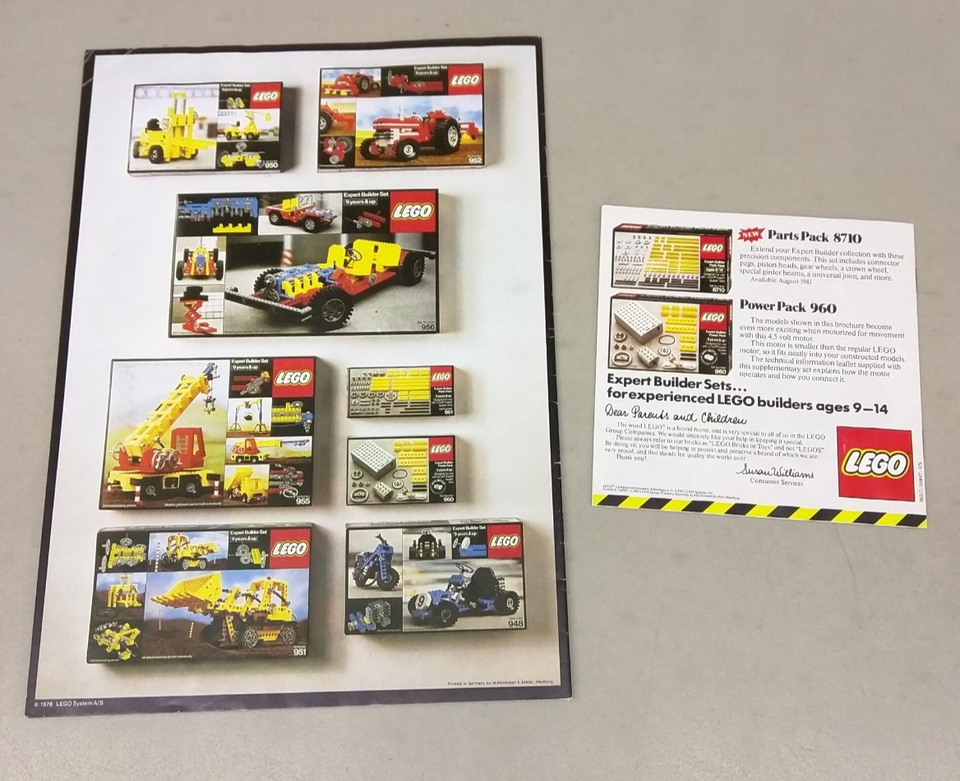 LEGO Expert Builder 951 Bulldozer NEW! Front-End Tracked Bucket Loader ...