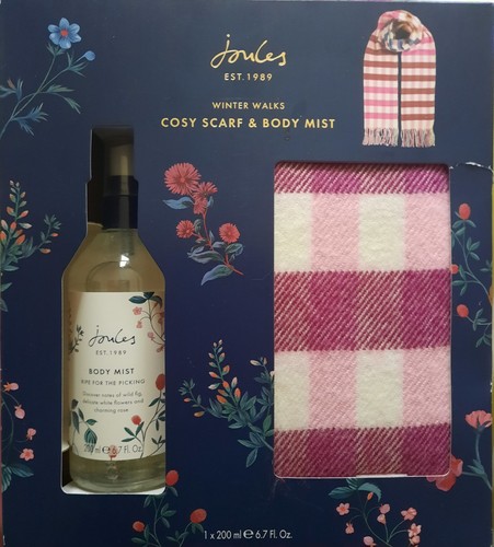 Joules Winter Walks Cosy Scarf and Body Mist Set | eBay