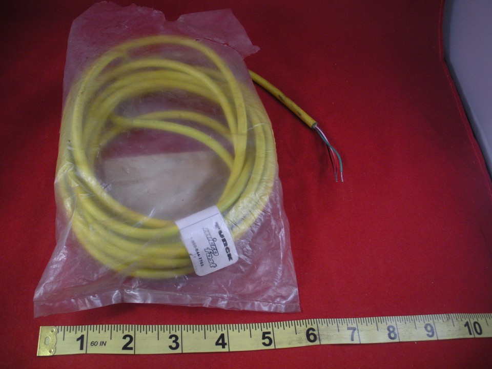 Turck KB ST-4 Cordset Sensor Cable U2412 3-Pin Female KBST4 Micro Fast ...