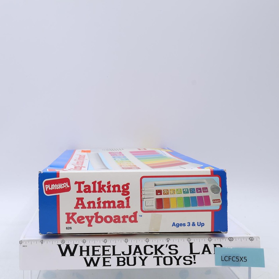 Talking Animal Electronic Keyboard #626 1991 Playskool Vintage NEW MIB ...