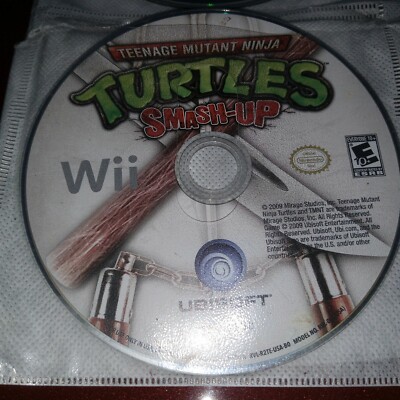 Wii Teenage Mutant Ninja Turtles: Smash-Up Nintendo Wii Game Disc Only ...