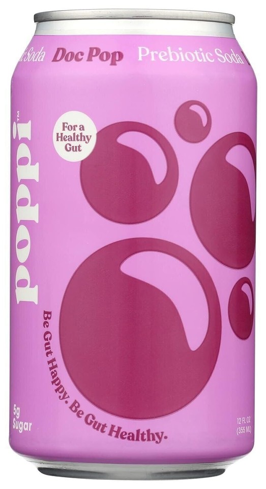 Poppi Prebiotic Soda, Doc Pop, For A Healthy Gut, 12 Oz (Pack of 12) | eBay