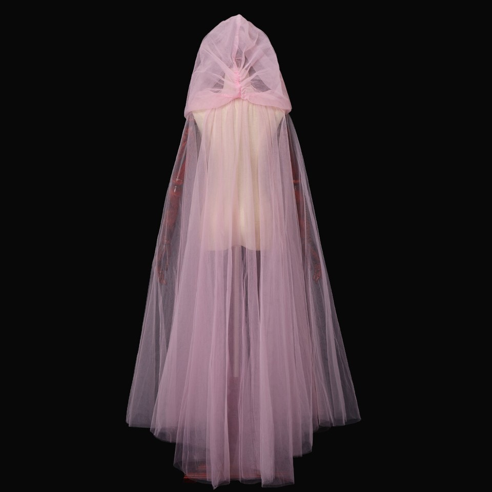 Gothic Women Hooded Cloak The Ghost Haunted Costume Bride White Hooded ...
