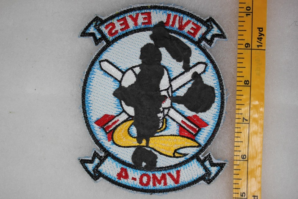 US Vietnam Era Post USMC Marine VMO-4 Evil Eyes Squadron Patch SQ106 | eBay