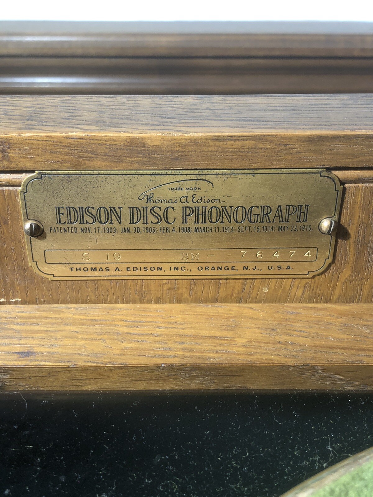 EDISON DISC PHONOGRAPH S-19 WITH 35 DISC RECORDS- WORKING CONDITION | eBay
