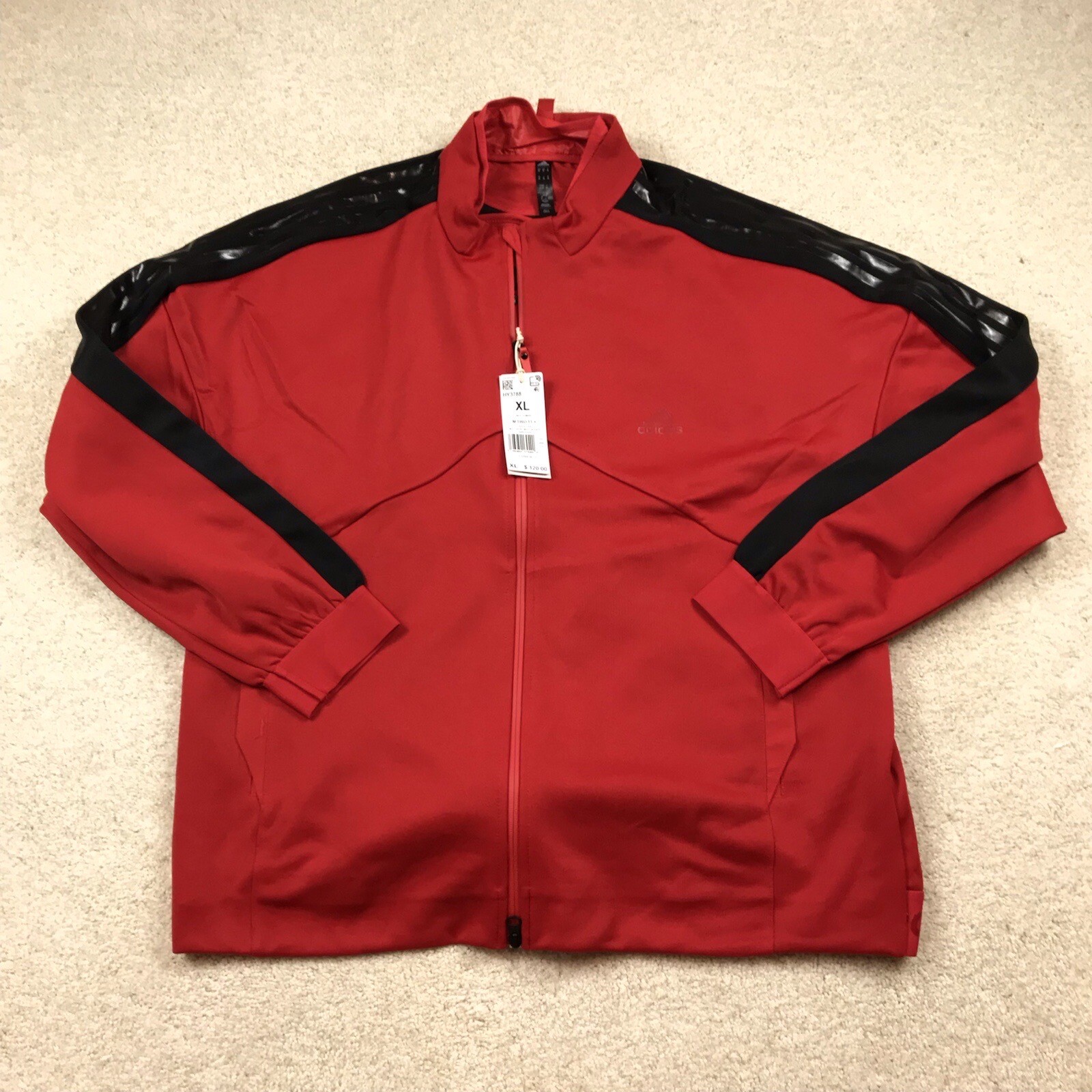 Mens Adidas Tiro TT Advanced Track Jacket Scarlet Red HY3788 Size ...