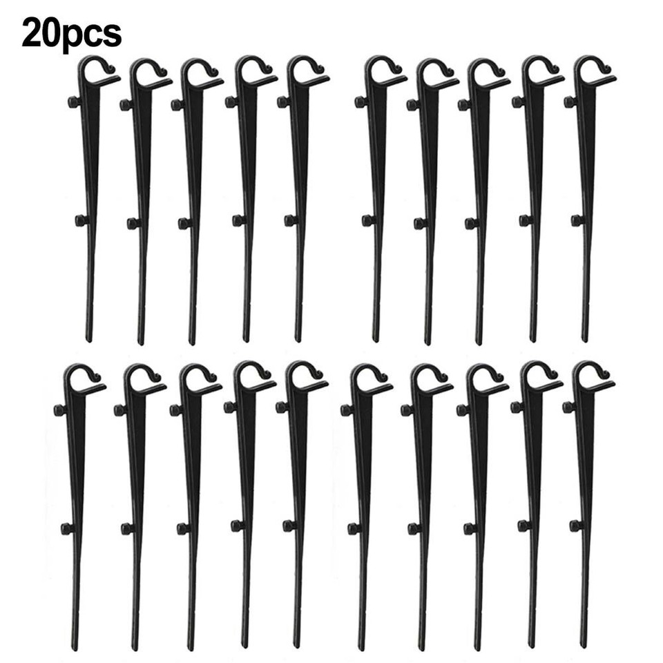 Premium Gutter Brush Clips 20pk Sturdy Plastic Secure Hold 150mm Long ...