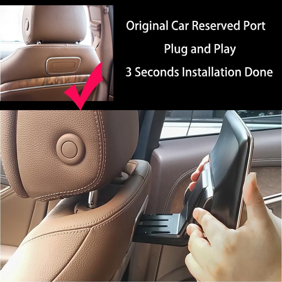 Plug And Play Car Screen Android 12.0 Headrest Monitor For 2020 ...
