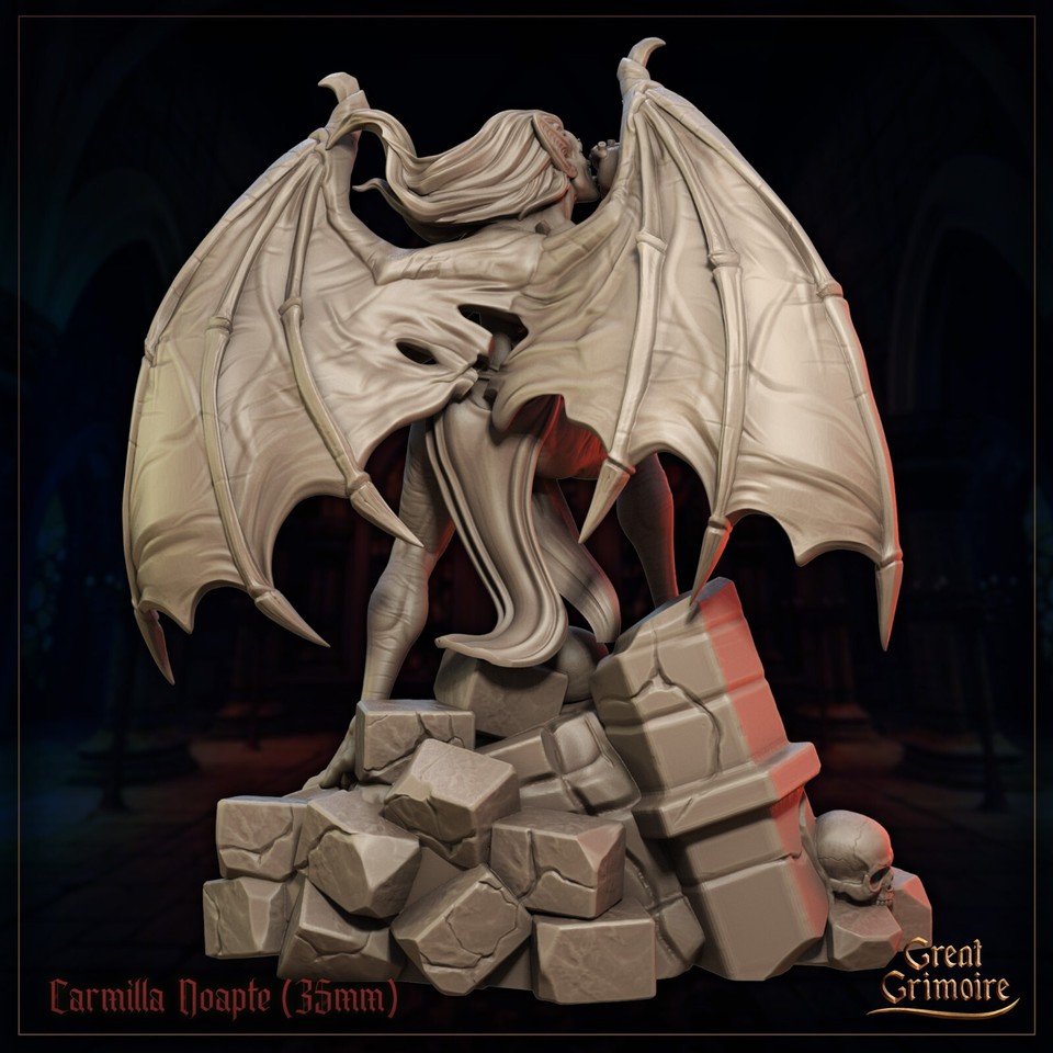 Carmilla Noapte Female Vampire Succubus Miniature | D&D DnD | | eBay