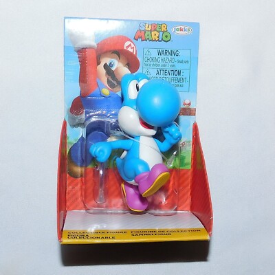 NEW Blue Yoshi Figure Nintendo Super Mario Brothers Movie Luigi Kart ...