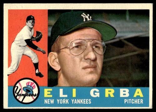 1960 Topps #183 Eli Grba New York Yankees NR-MINT NO RESERVE! | eBay