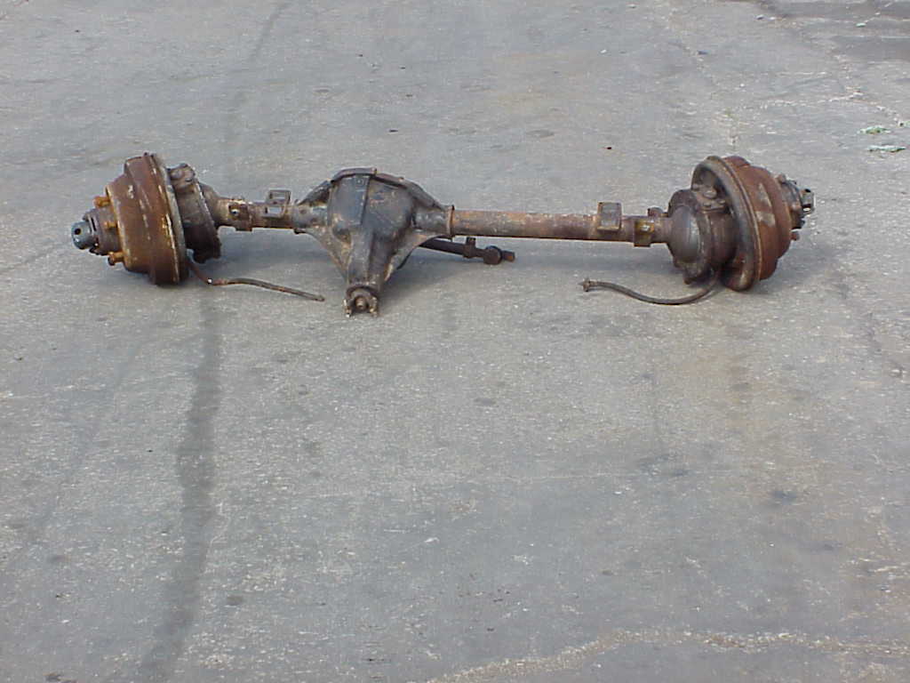 M715 Dana 60 Front Steer Axle Assembly Closed Knuckle Drum Brake 5.87 ...