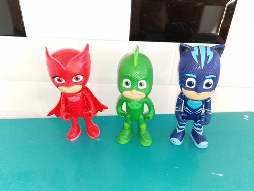 2210092 lot figurines pj masks Pyjamasques sonore français 14cm | eBay