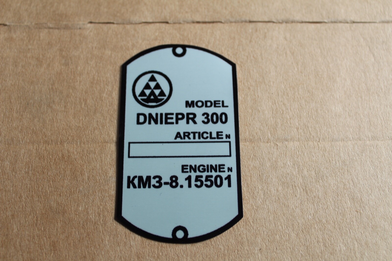 DNIEPR DNEPR 300 NAME PLATE | eBay
