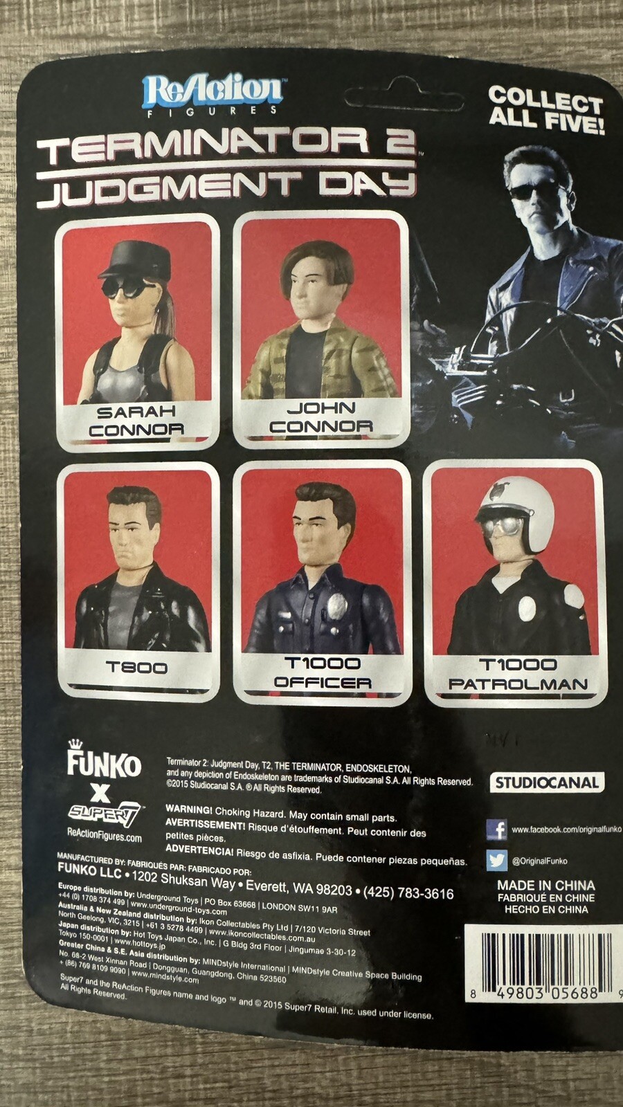 ReAction Terminator 2 ~ T1000 Frozen Patrolman NYCV Exclusive Variant ...