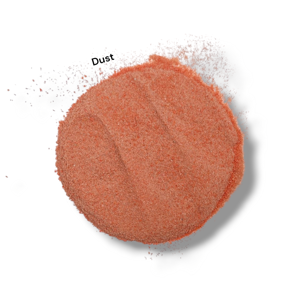 Crushed Orange Coral Dust Stone Powder Stone Sand Woodworking Ring ...