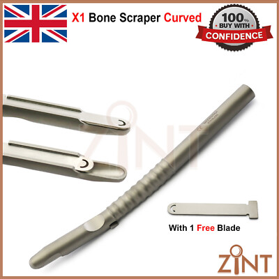 Dental Implant Bone Scraper Curved Harvesting Bone Grafting Surgery ...
