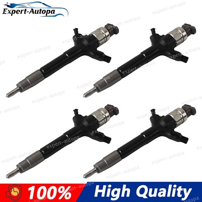 4x 095000-5600 Common Rail Fuel Injector 1465A041 For Mitsubishi L200 ...
