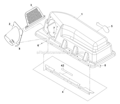 Exmark 116-1084 Quest Bagger 850000-919999 fits 42" 48" & 52" decks | eBay
