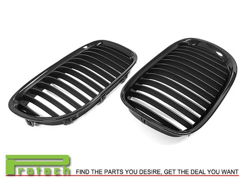PARRILLA DELANTERA SERIE 7 NEGRO BRILLANTE BMW 2009-2012 F01d 740d 750d ...